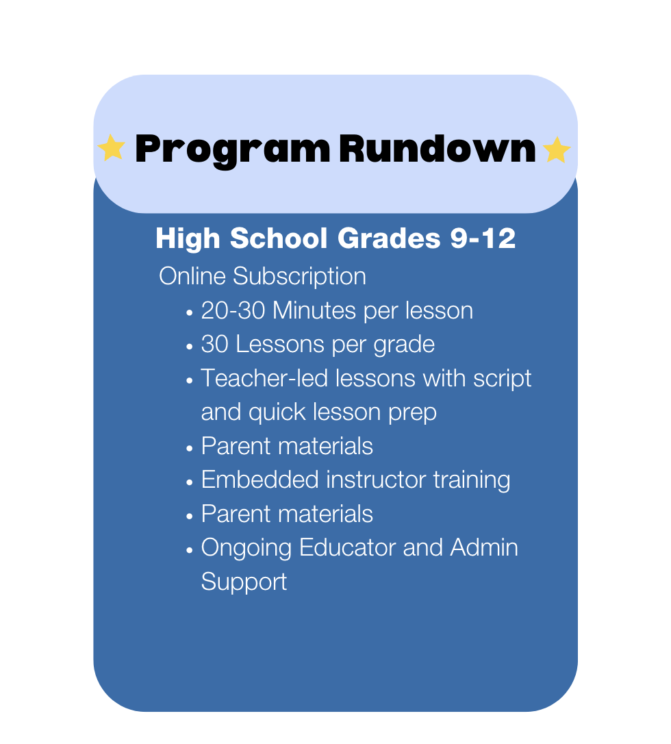 Discovering Emozi® High School — PATHS Program LLC